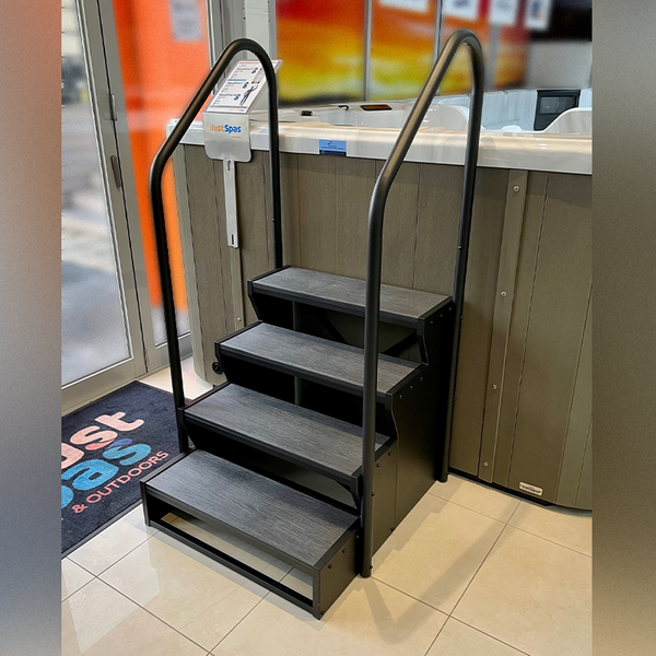 4 Tier Swim Spa Steps - Silver Spas