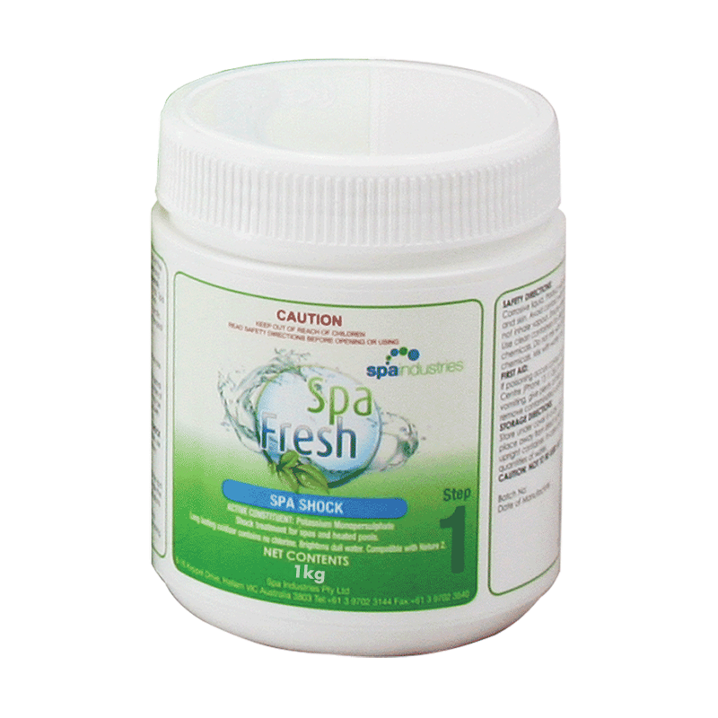 Spa Fresh Ultra – Oxy Shock (1kg) - Silver Spas